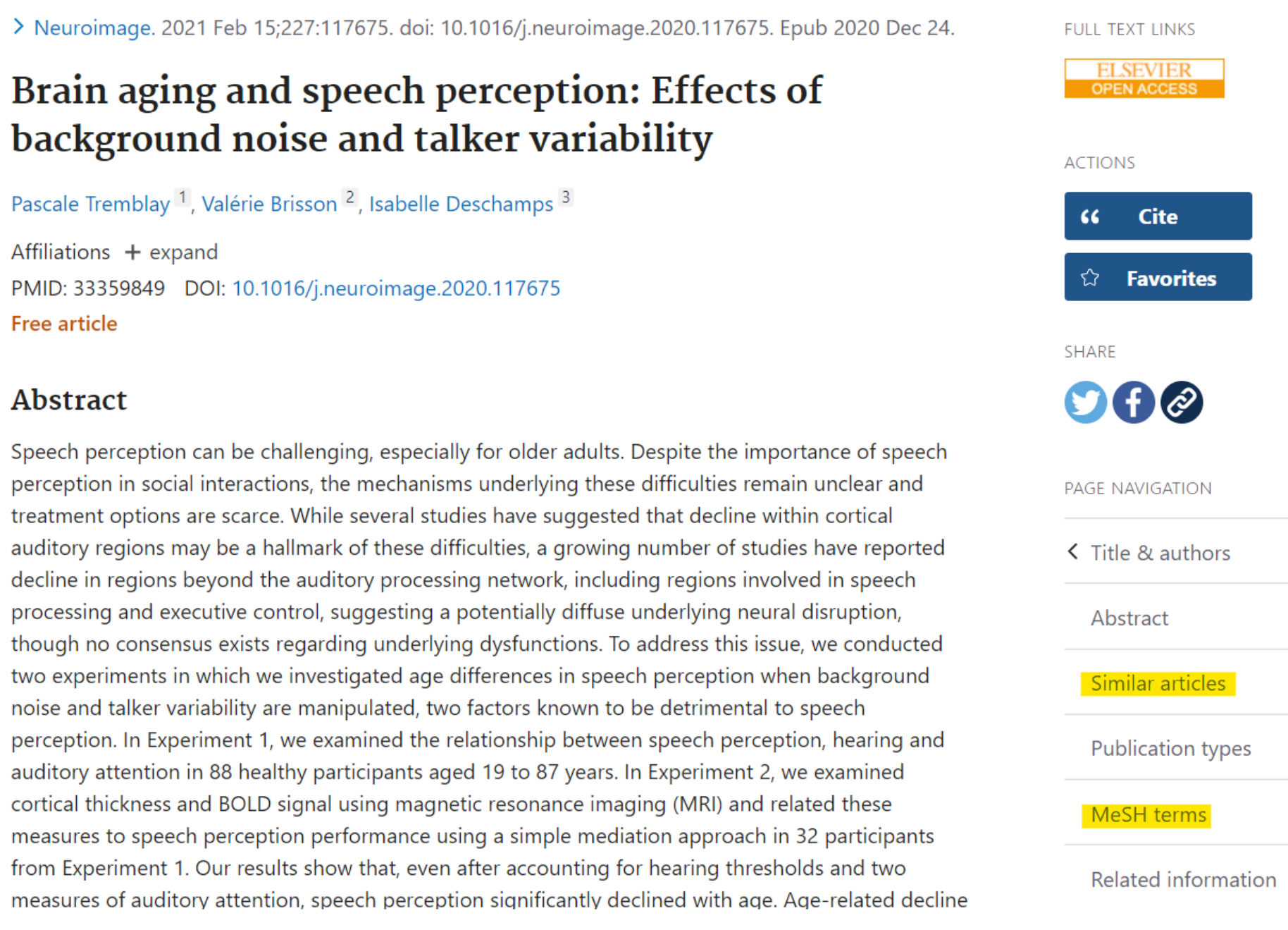 Trucs pour lire et comprendre un article scientifique – Speechneurolab