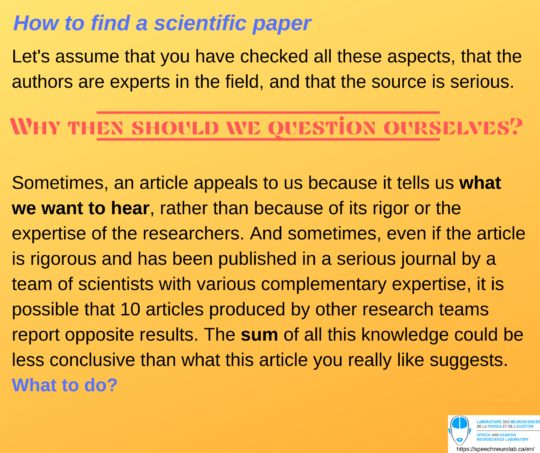 Scientific sources – Speechneurolab