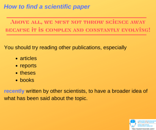 Scientific sources – Speechneurolab