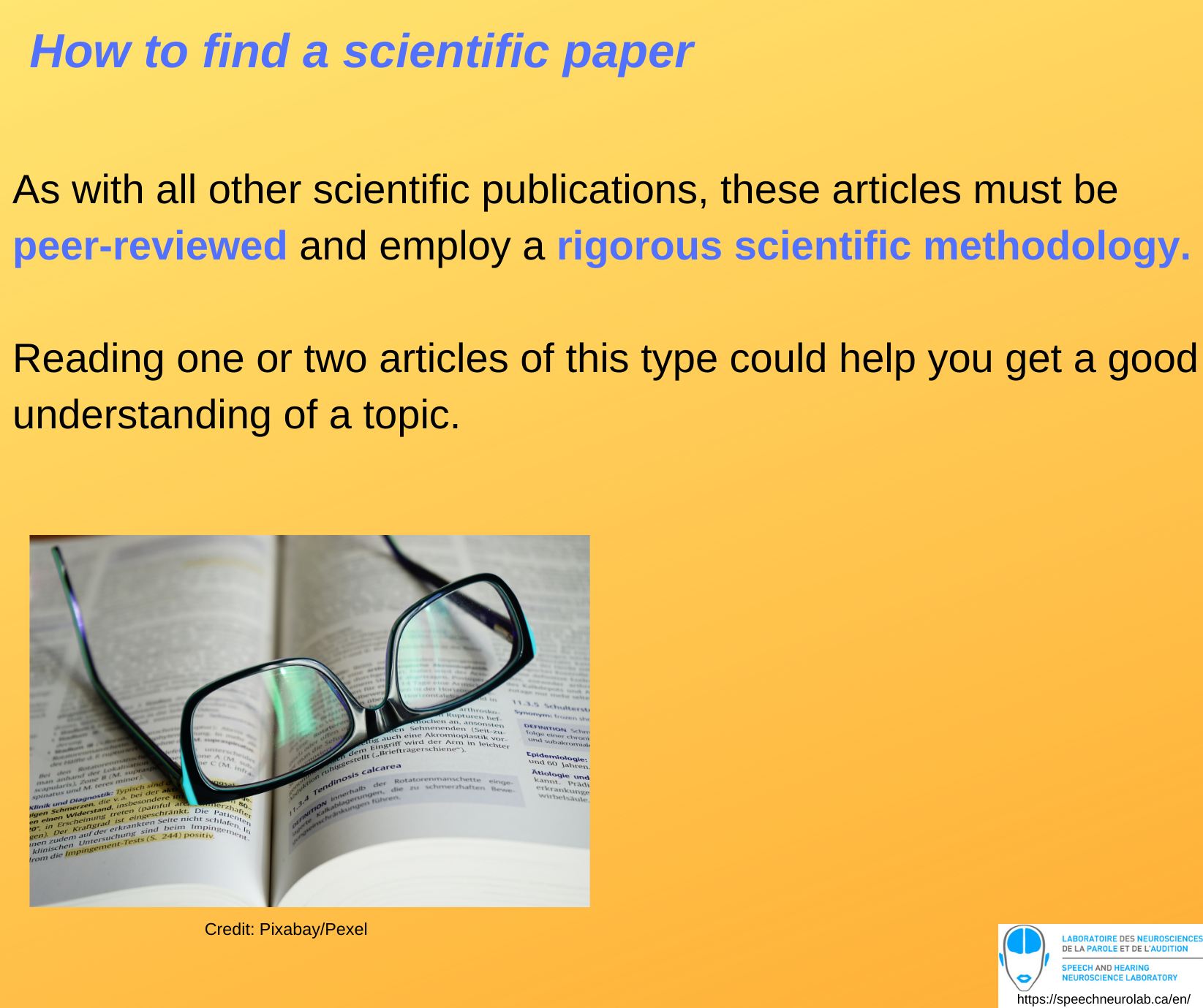 Scientific sources – Speechneurolab